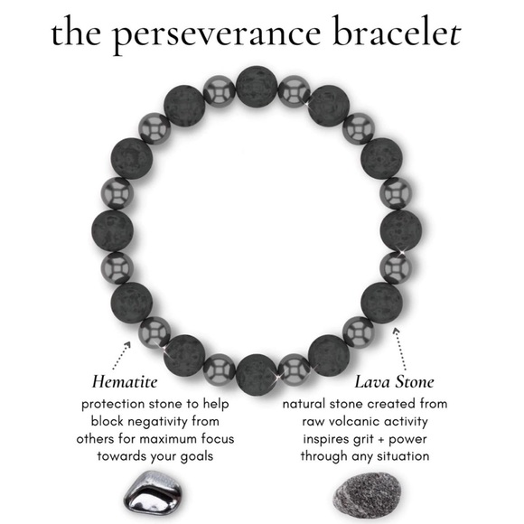 Hand Crafted | Jewelry | The Perseverance Bracelet Made With Hematite ...